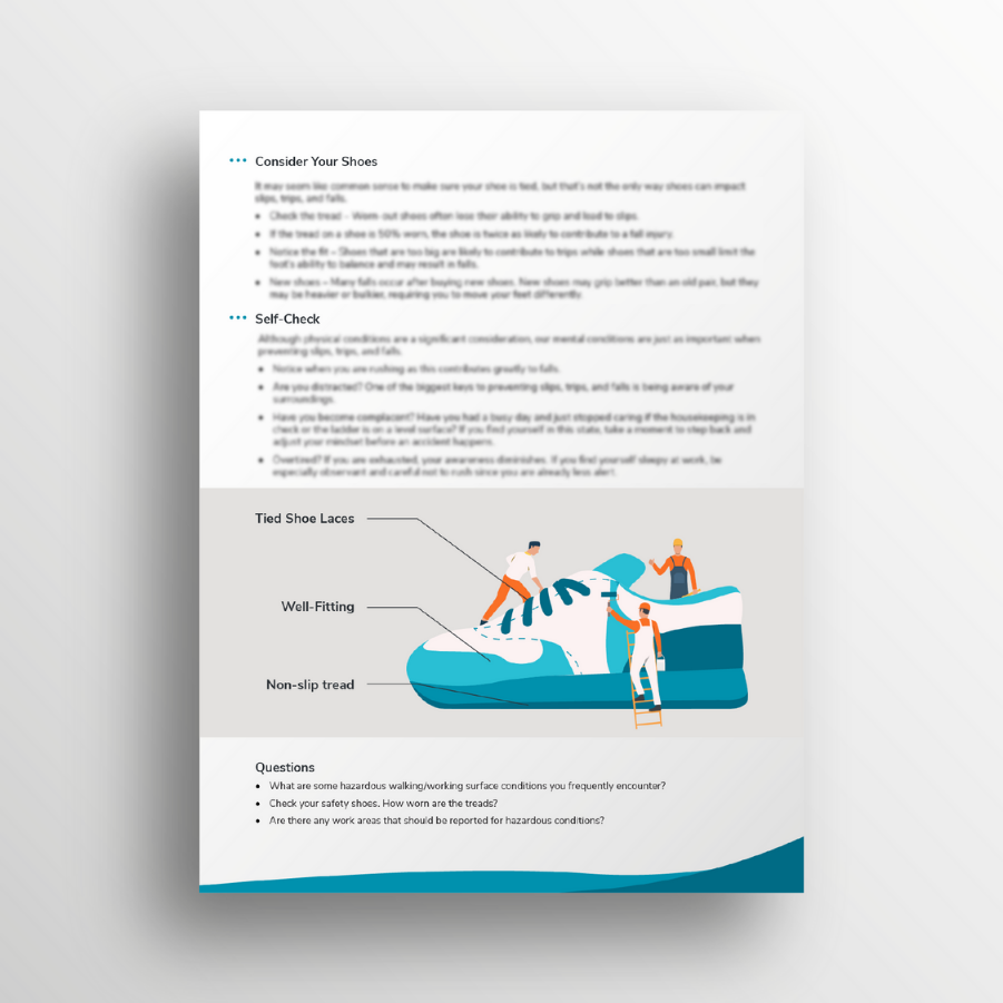 Slips, Trips, and Falls Toolbox Talk - Ally Safety